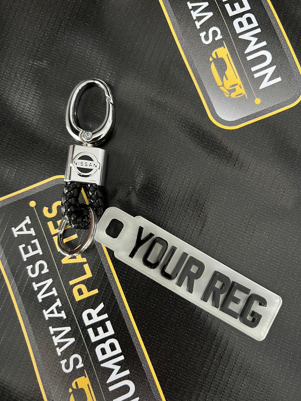 Custom Key Ring – Swansea Number Plates