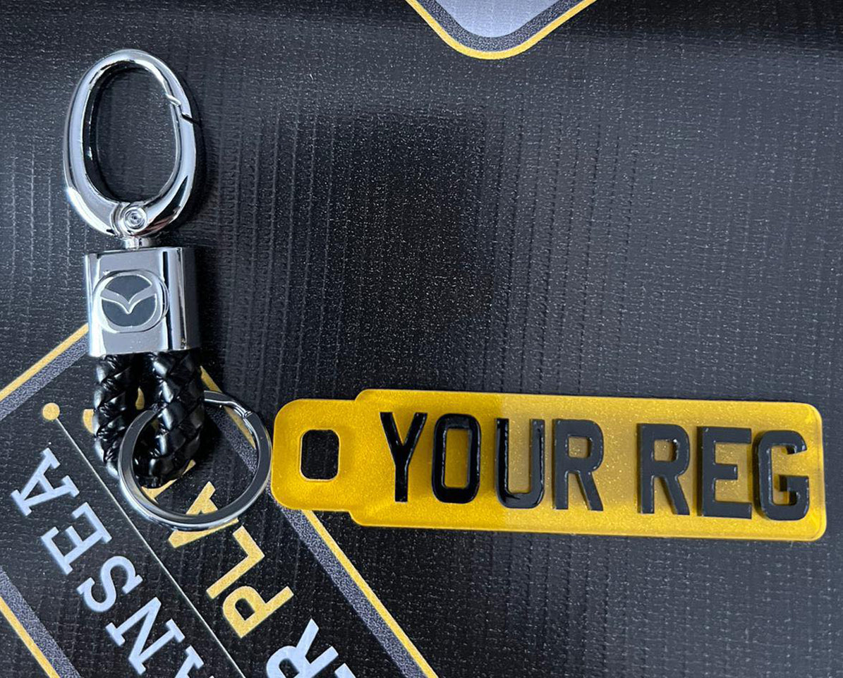 Custom Key Ring – Swansea Number Plates